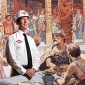 The Orkin Man Attempts to Gain Entrance to Valhalla